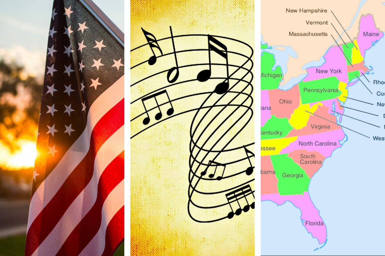 Ultimate List of State Songs for all 50 US States - All-American Atlas